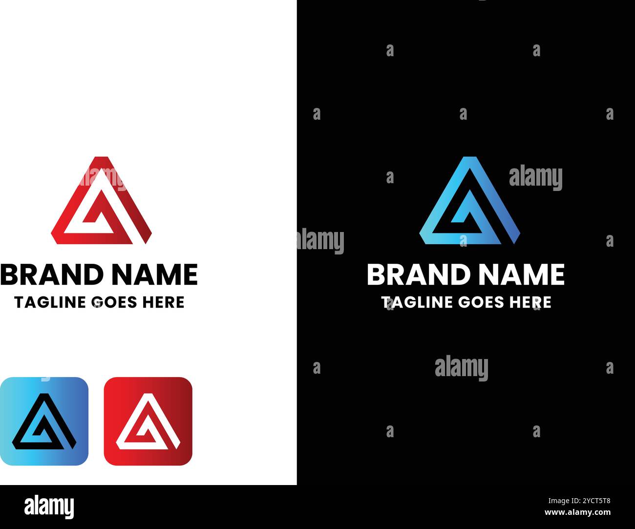 Creative logo vector hi-res stock photography and images - Alamy