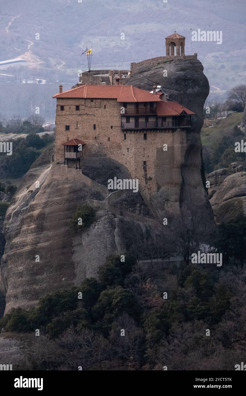 Monastery of St. Nicholas Anapausas in the Kalambaka and Meteores ...
