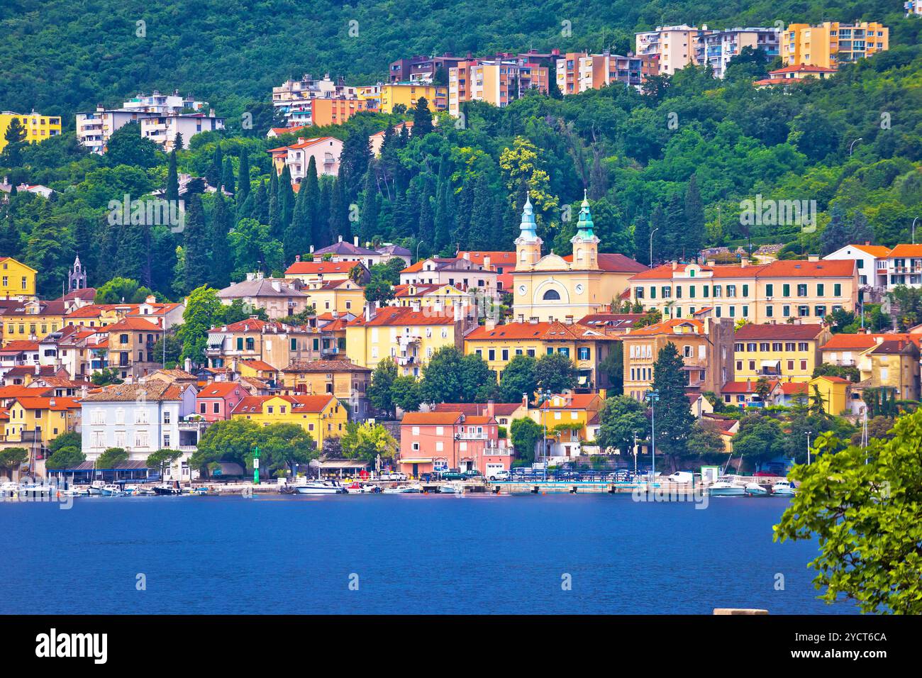 Town of Volosko waterfront view Stock Photo - Alamy