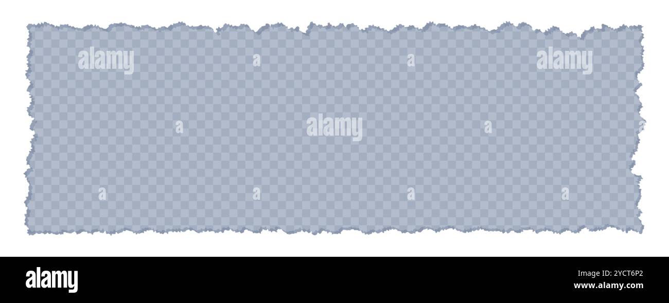 Rectangle paper frame with jagged edges. Geometric rectangular form of ...