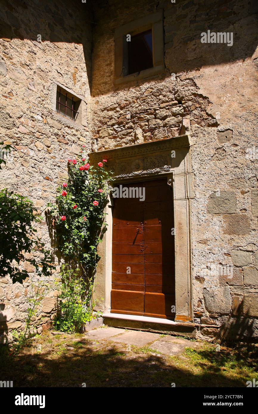 Typical medieval village of the Modena Apennines, Emilian medieval ...