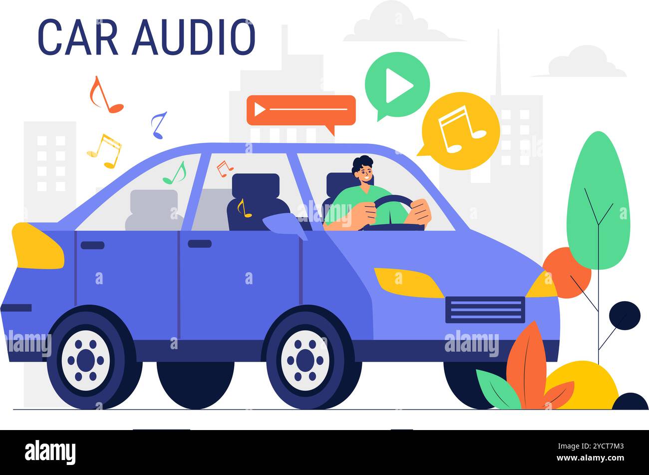 Car sound Stock Vector Images - Alamy