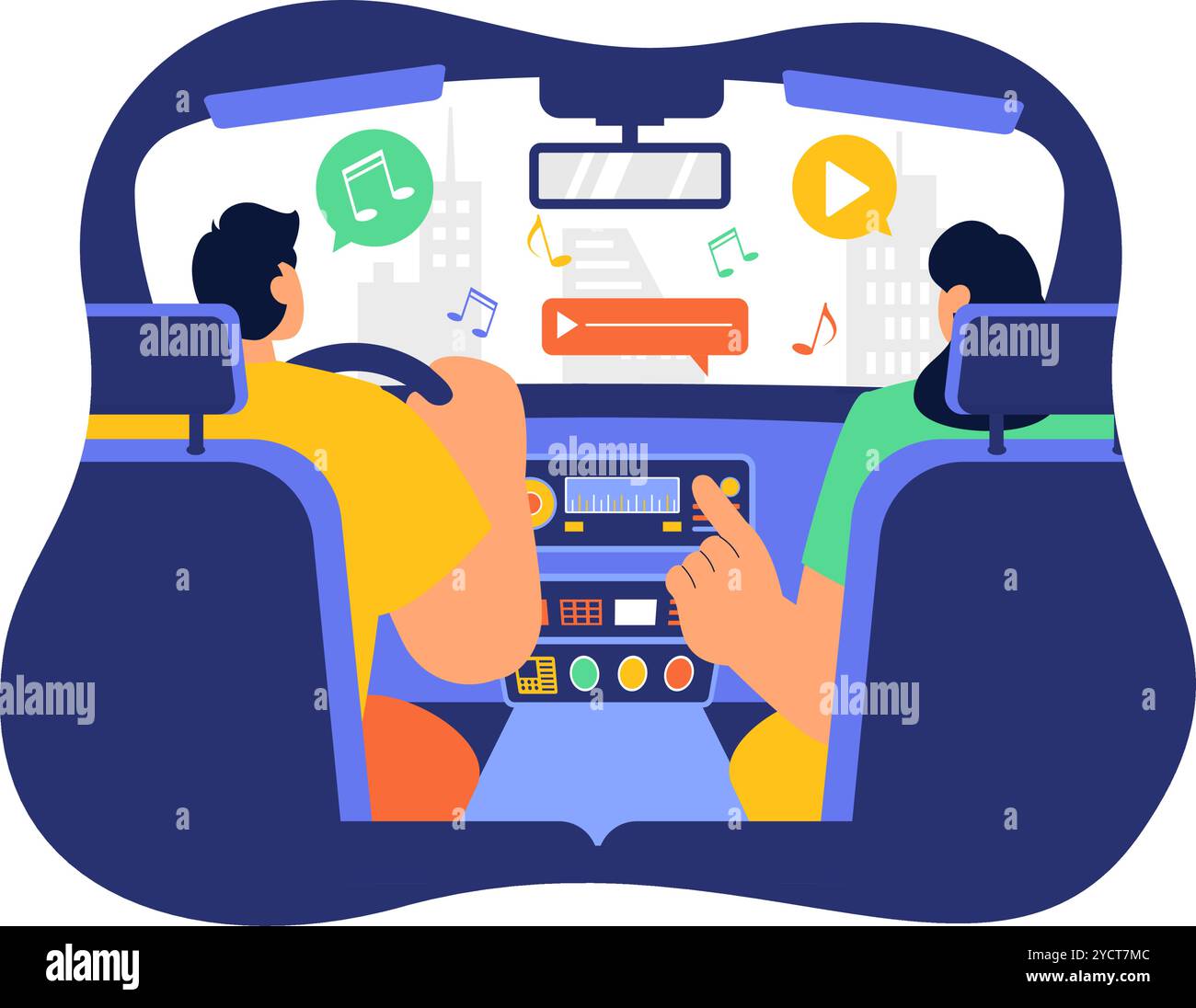 Car radio cd player Stock Vector Images - Alamy