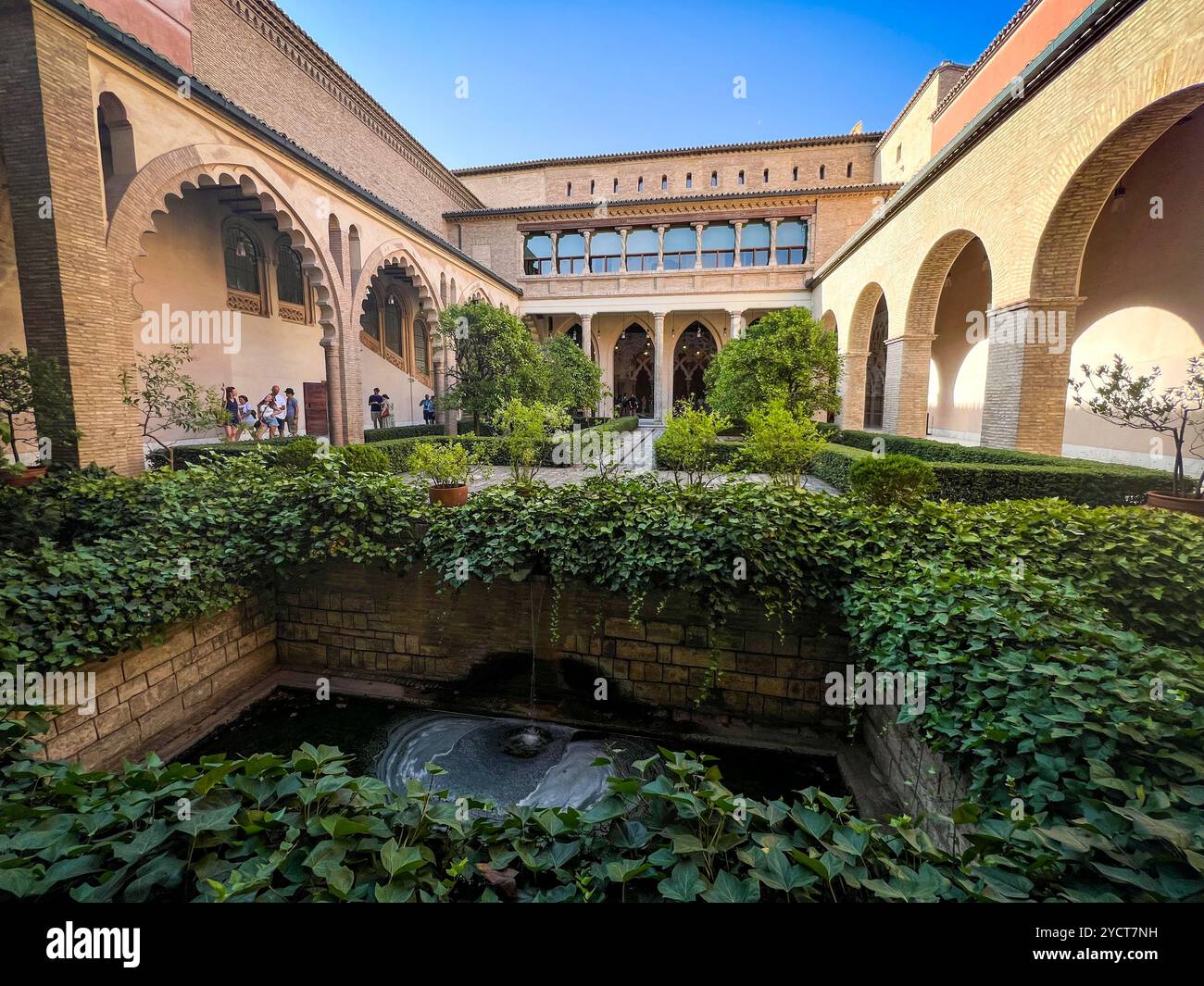The Aljafería Palace a fortified medieval palace built during the ...