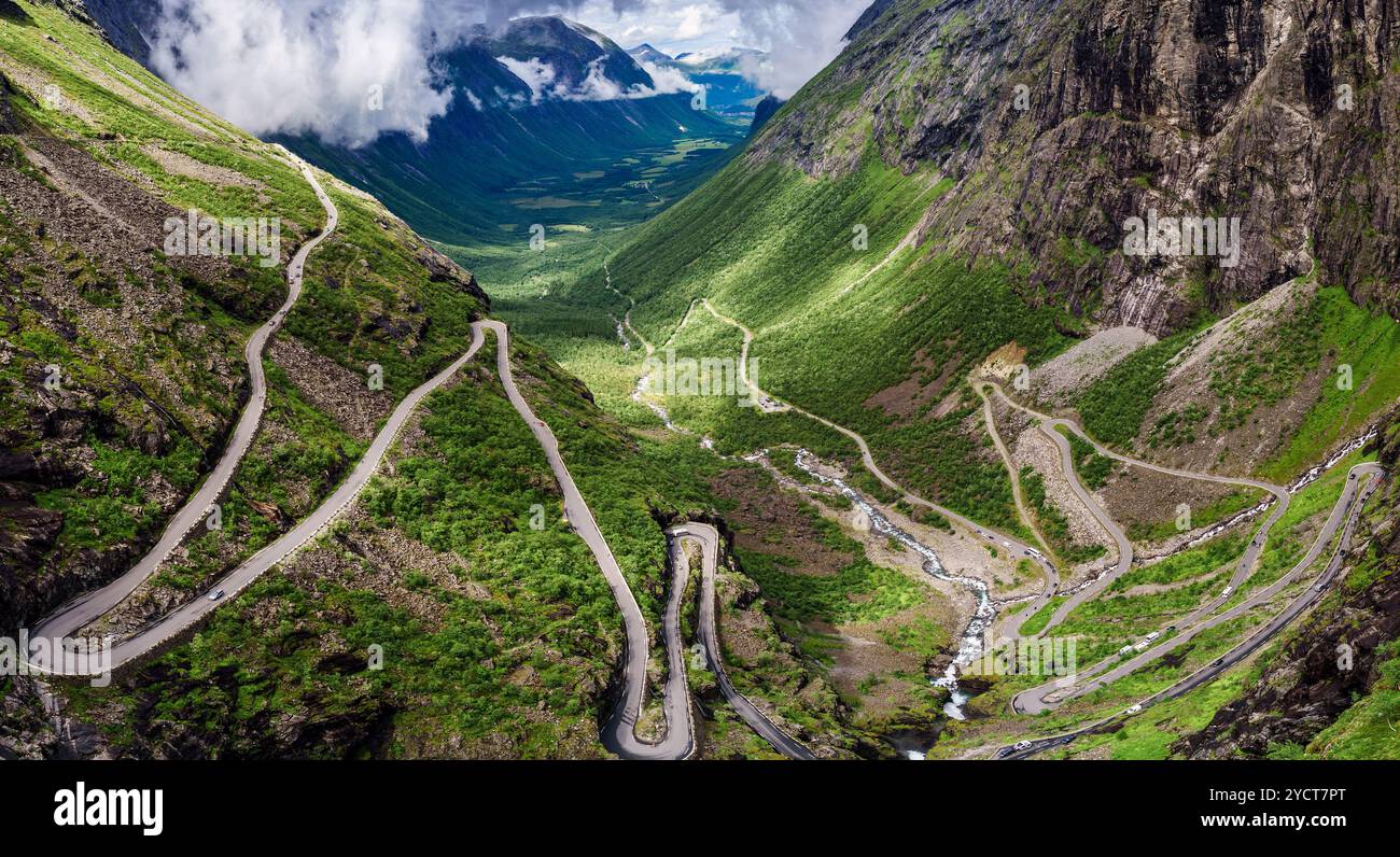 Trolls path trollstigen trollstigveien hi-res stock photography and ...