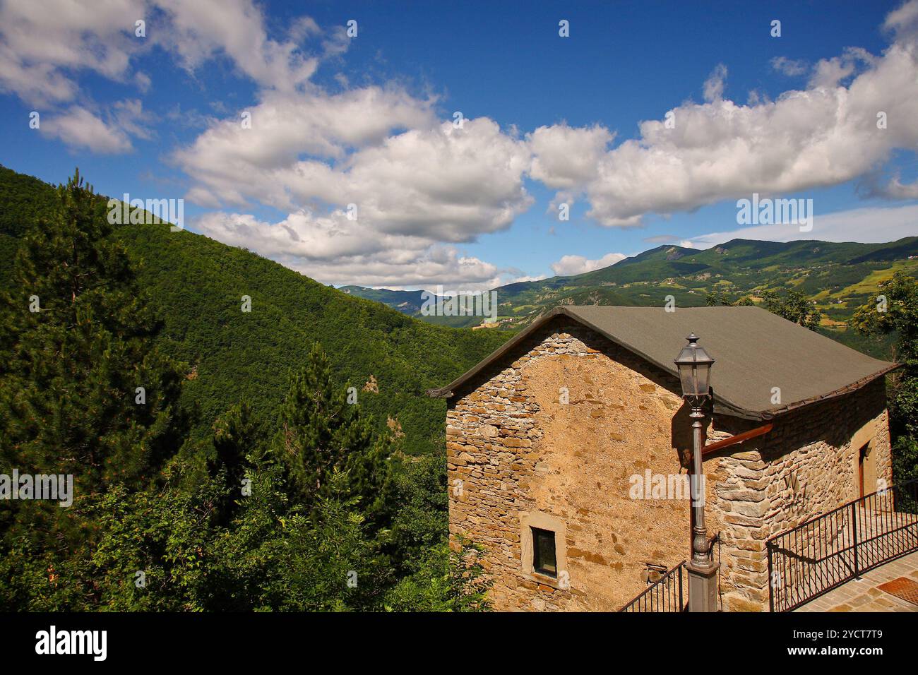 Medieval castle of montecreto hi-res stock photography and images - Alamy