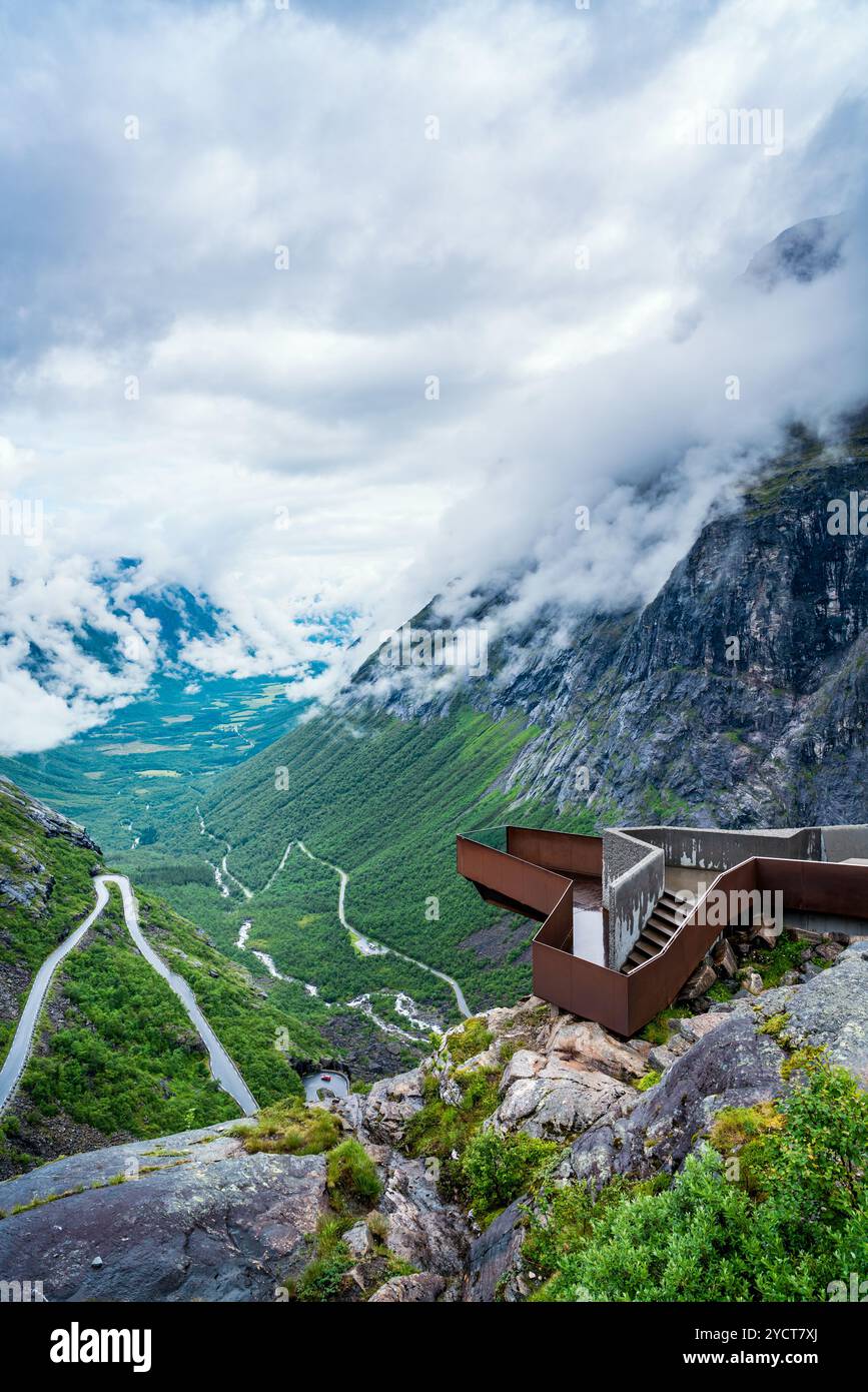 Troll road lookout Stock Photo - Alamy