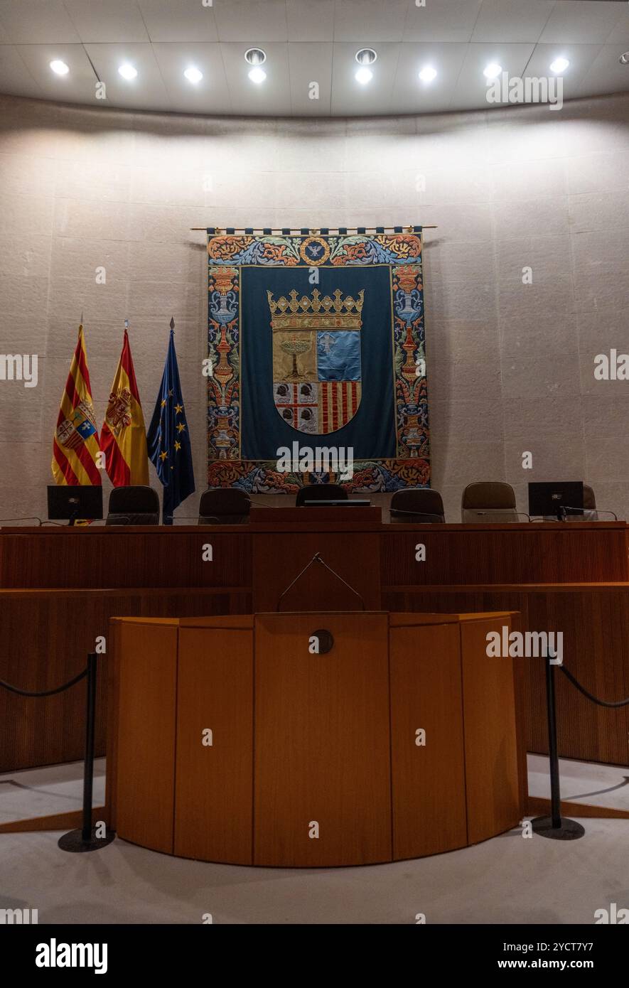 The Aljafería Palace a fortified medieval palace built during the ...