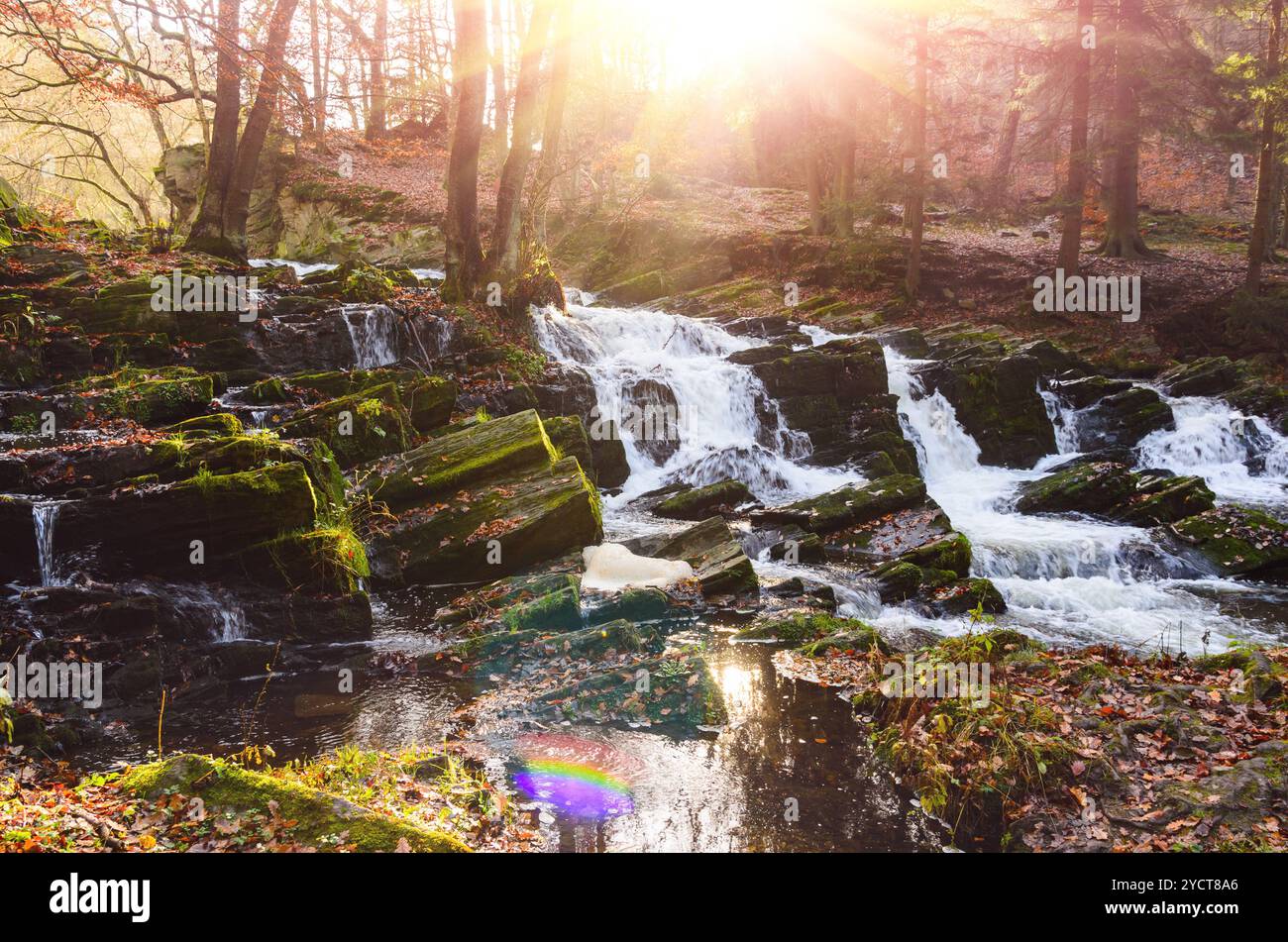 Misty waterfall hi-res stock photography and images - Alamy