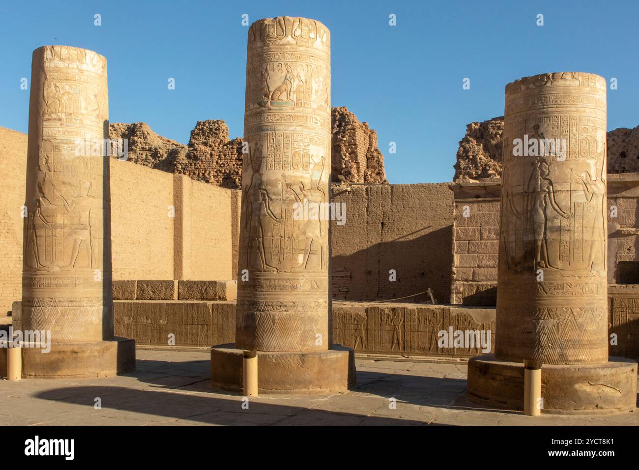 Kom Ombo, Egypt; January 17, 2024: The engineering and artistry behind ...