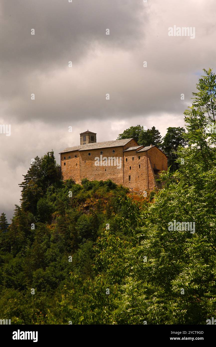 medieval castle of Roccapelago, circuit of Emilian castles, province of ...
