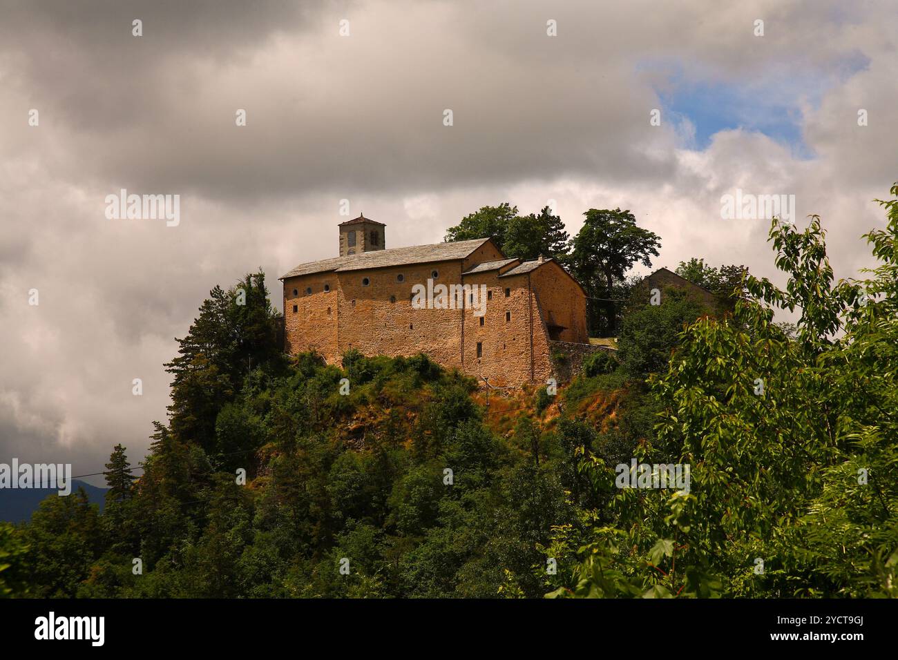 medieval castle of Roccapelago, circuit of Emilian castles, province of ...