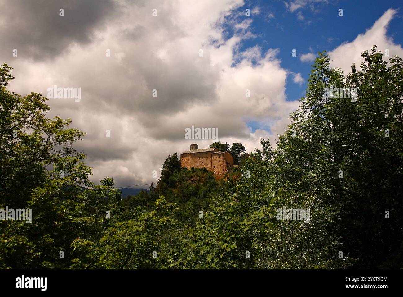 medieval castle of Roccapelago, circuit of Emilian castles, province of ...
