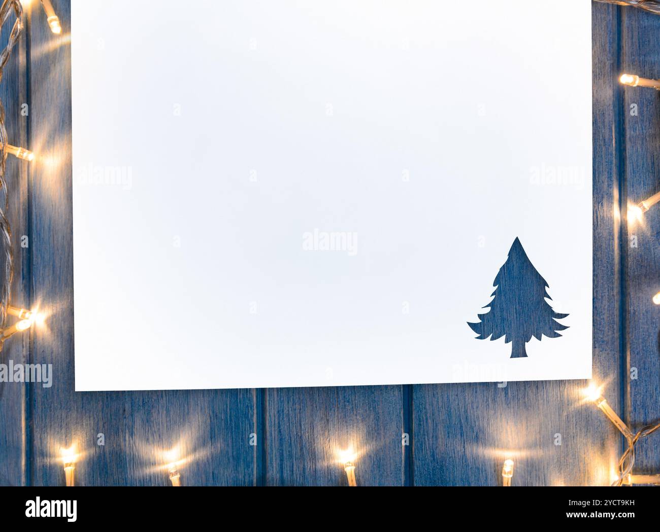 Holiday lights in shape hi-res stock photography and images - Alamy