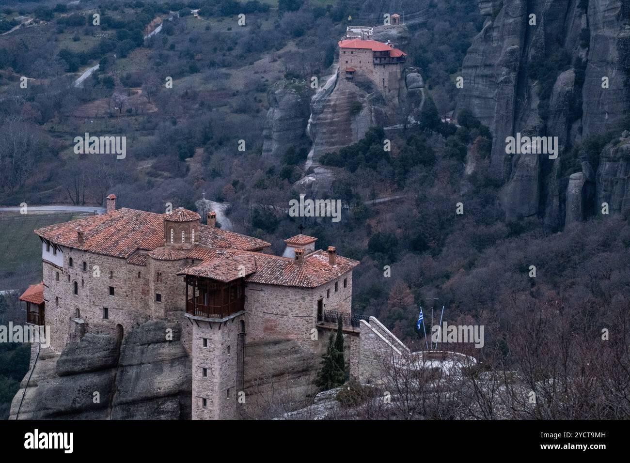 Monastery of St. Nicholas Anapausas and the Monastery of Rousanou in ...