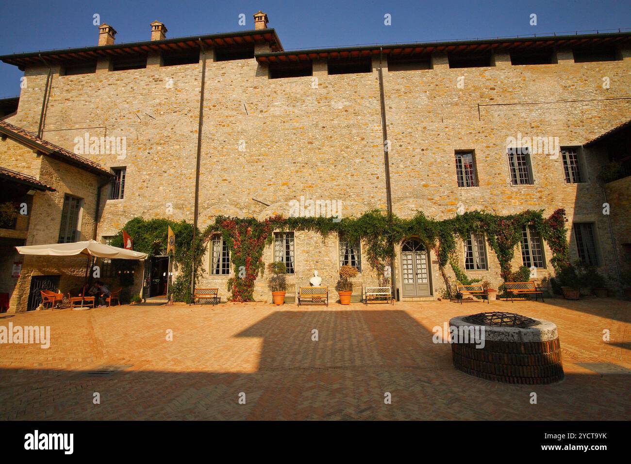 The castle stands in a panoramic position overlooking the valleys of ...