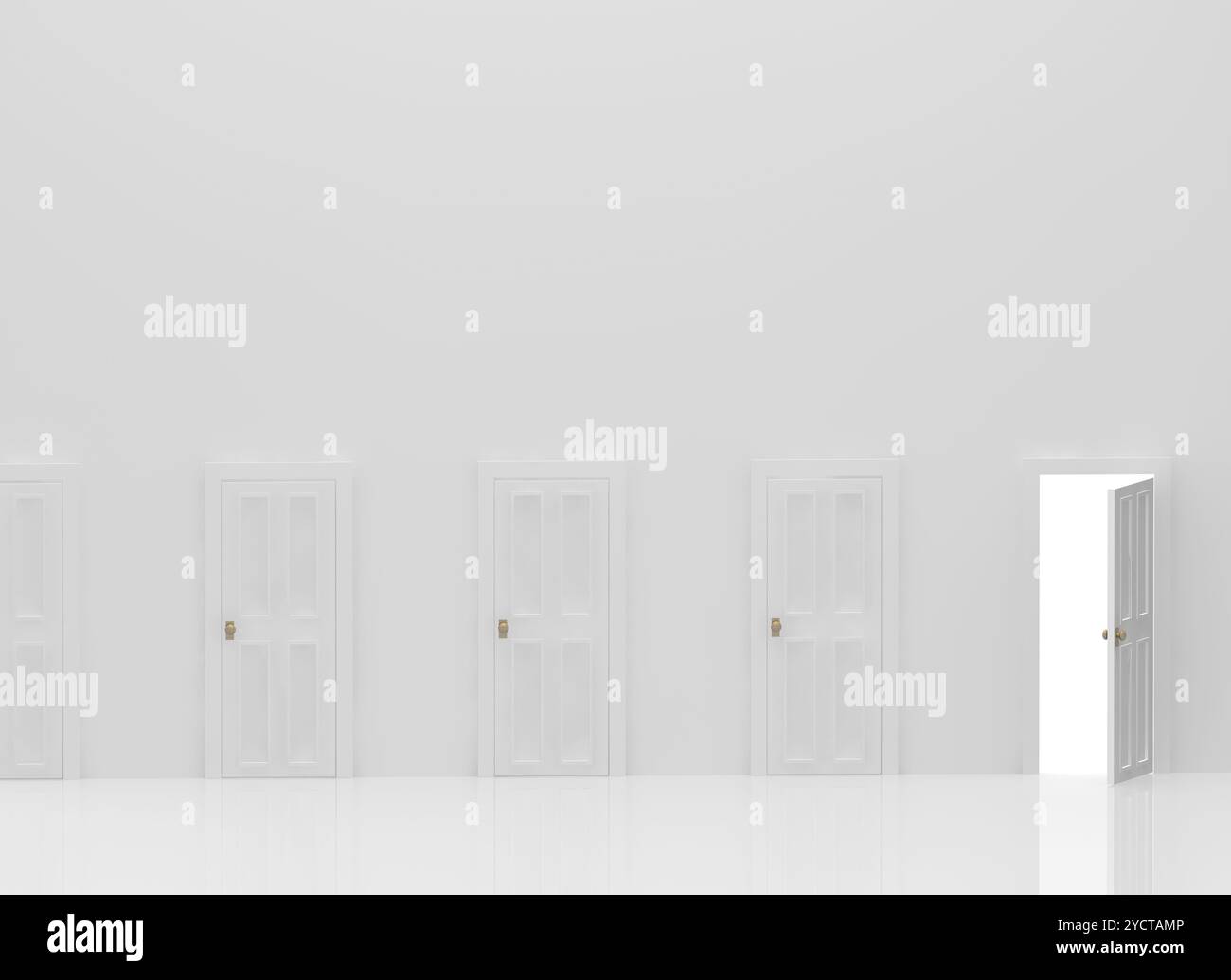 Line up of doors hi-res stock photography and images - Alamy