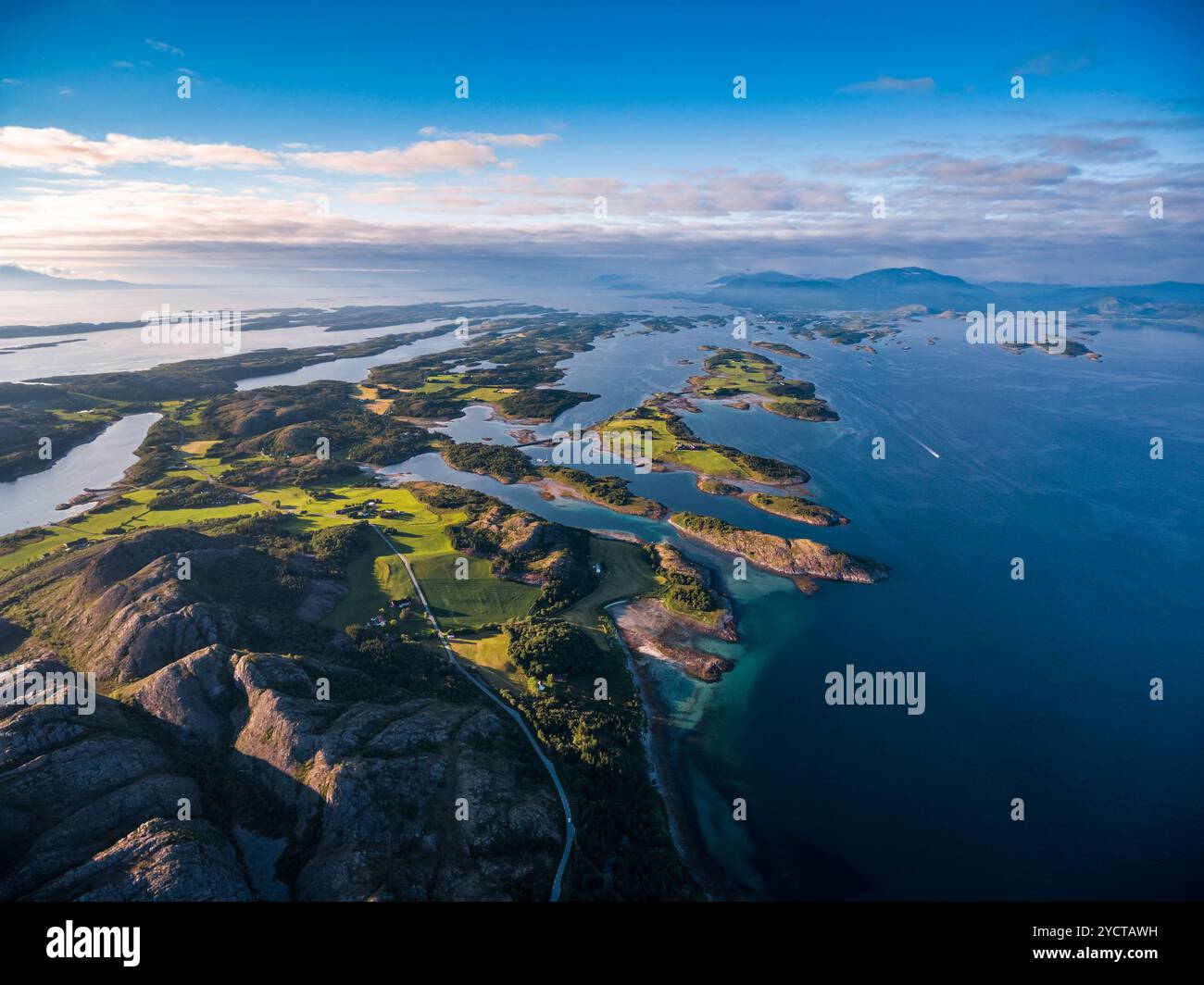 Beautiful Nature Norway aerial photography Stock Photo - Alamy