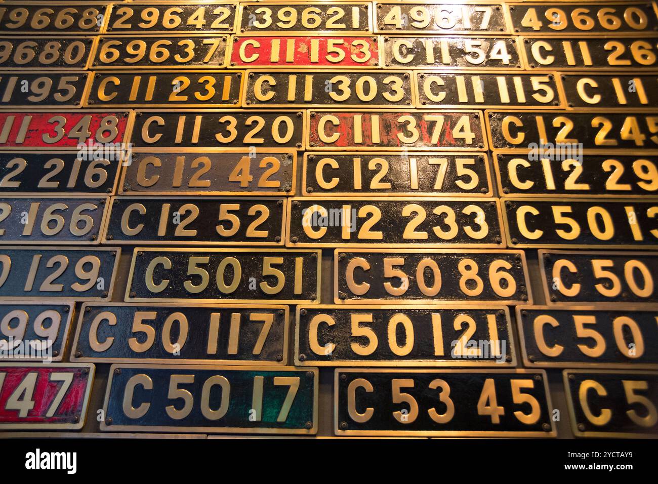 Locomotive plate hi-res stock photography and images - Alamy