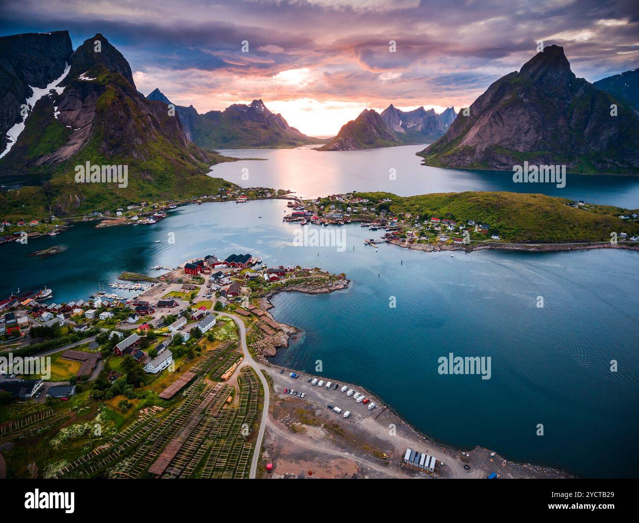 Lofoten archipelago islands Stock Photo - Alamy
