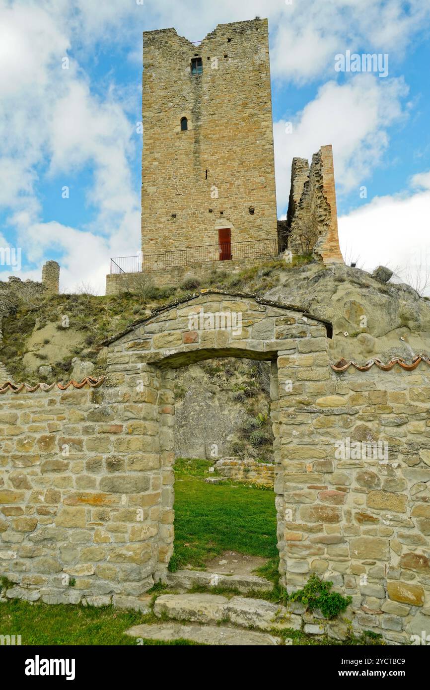 medieval castle of Carpinete, circuit of the castles of Matilda of ...