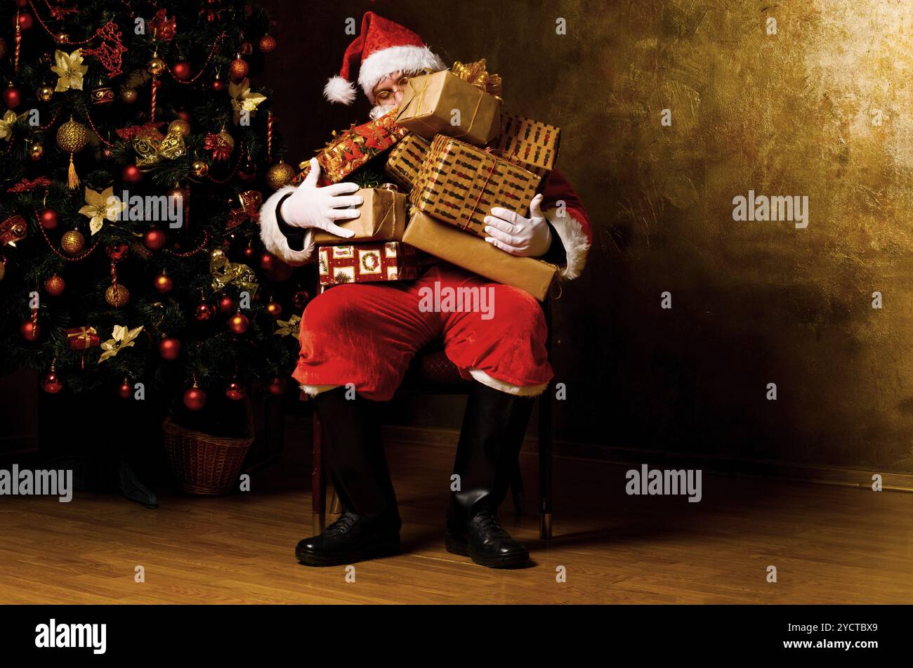 Exhausted santa hi-res stock photography and images - Alamy