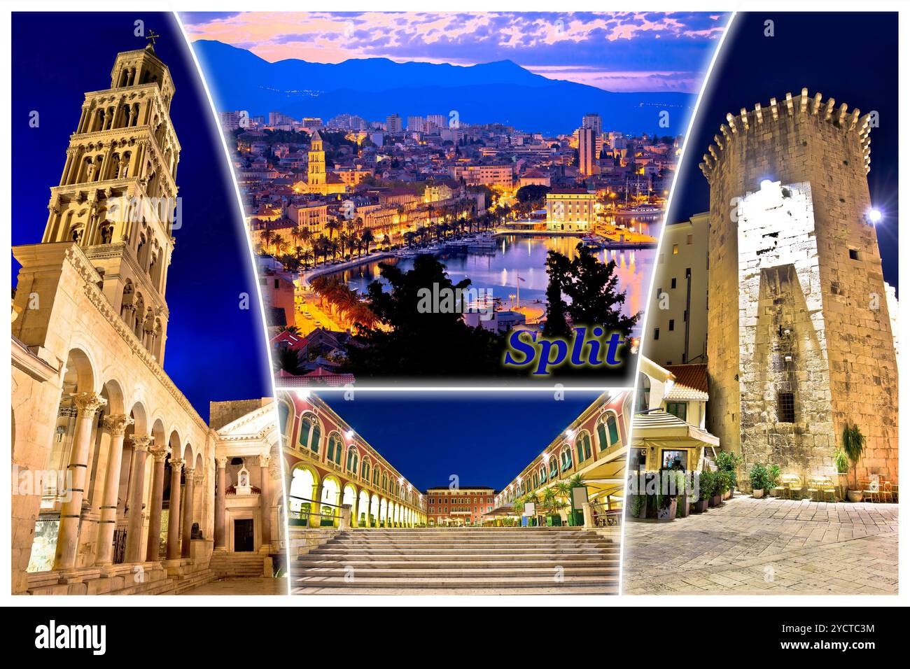 Split croatia city Cut Out Stock Images & Pictures - Alamy