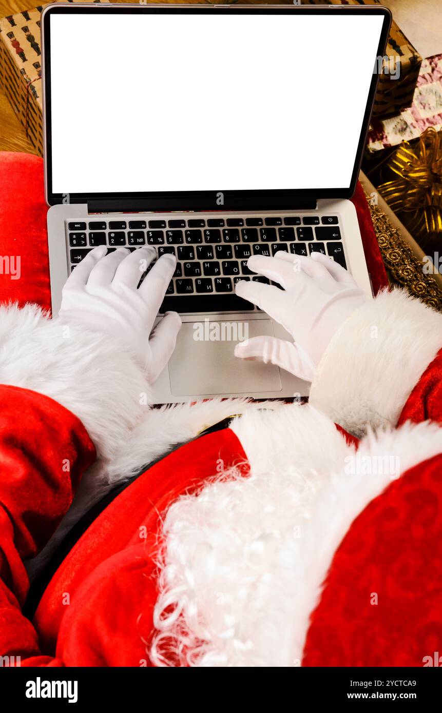 Sitting santa claus toy horizontal hi-res stock photography and images ...