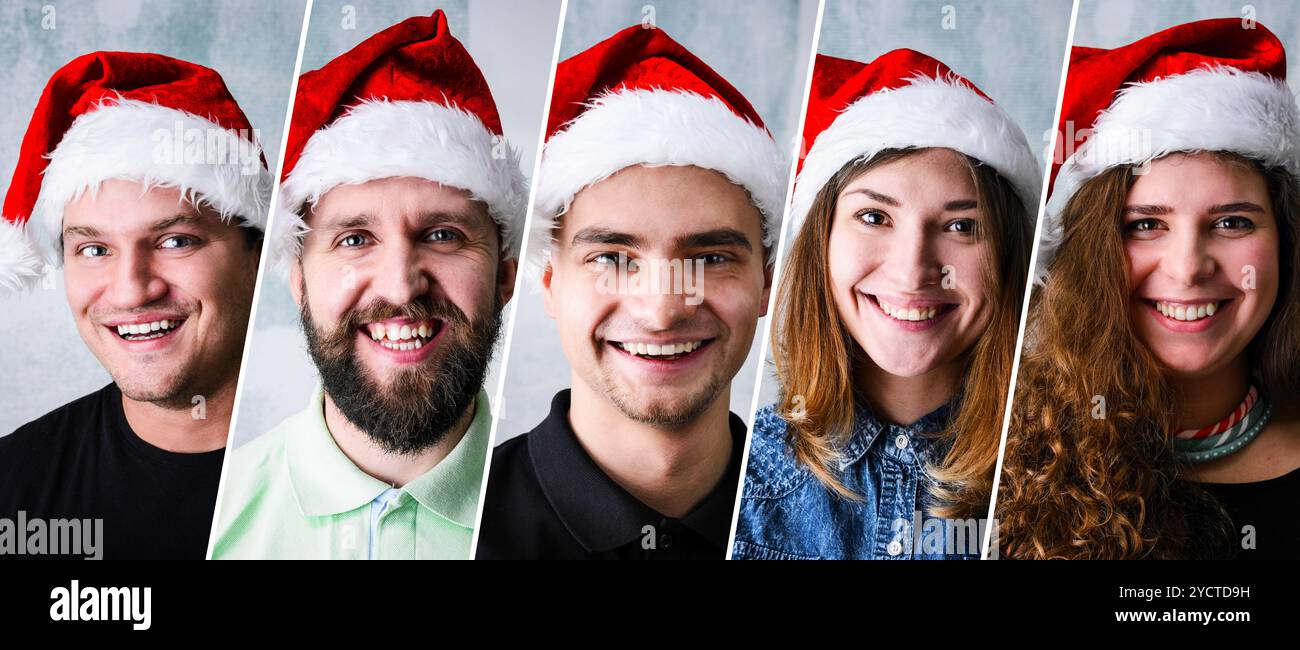 Happy male female wearing hi-res stock photography and images - Alamy
