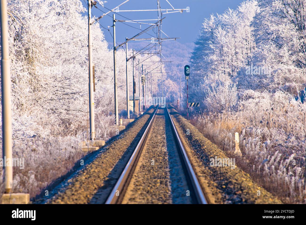Rail track hi-res stock photography and images - Alamy