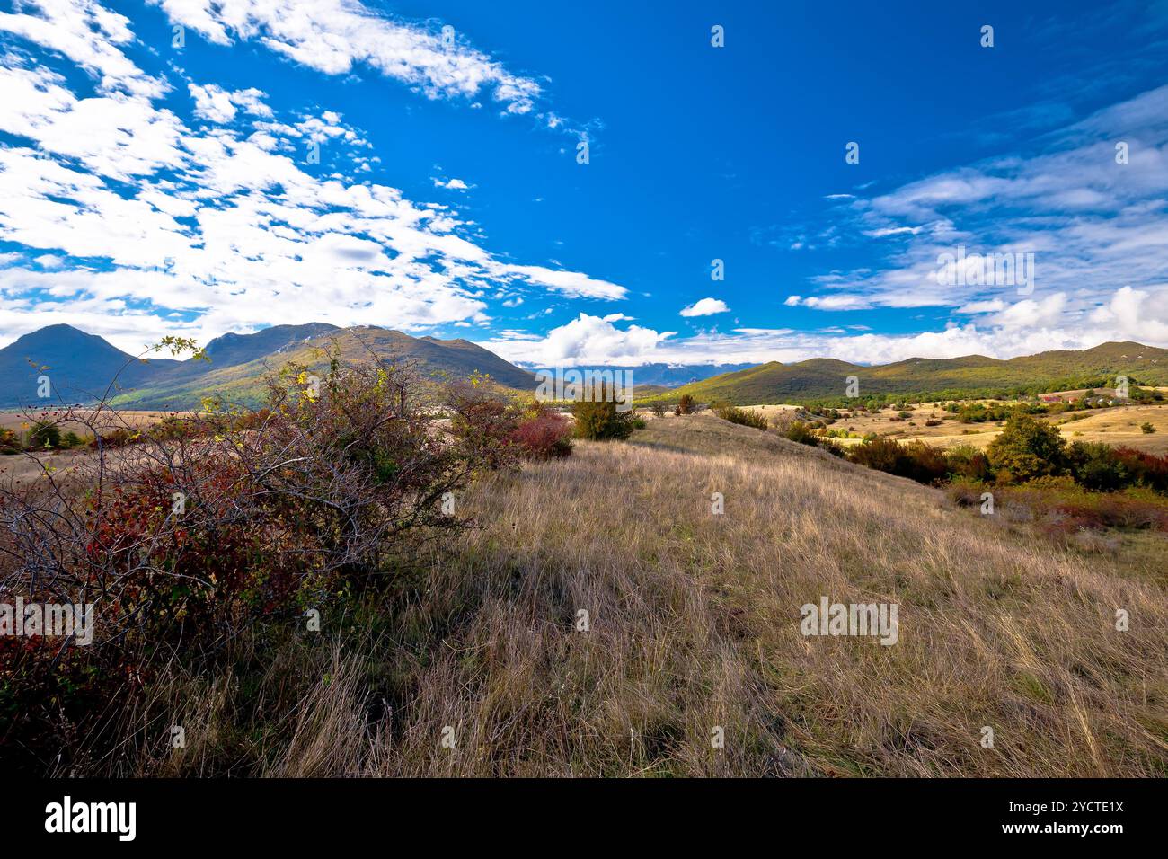 Panoramic rural autumn landscape hi-res stock photography and images ...
