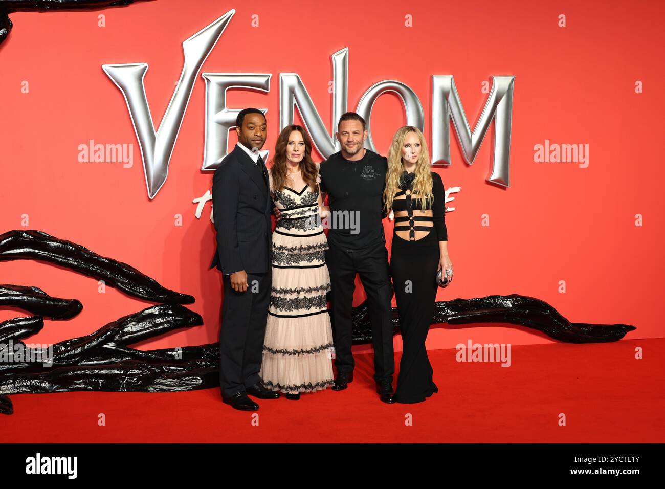 Chiwetel Ejiofor, Kelly Marcel, Tom Hardy and Juno Temple, Venom: The ...