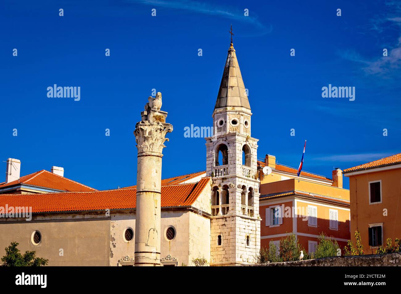 Historic roman landmarks of Zadar Stock Photo - Alamy