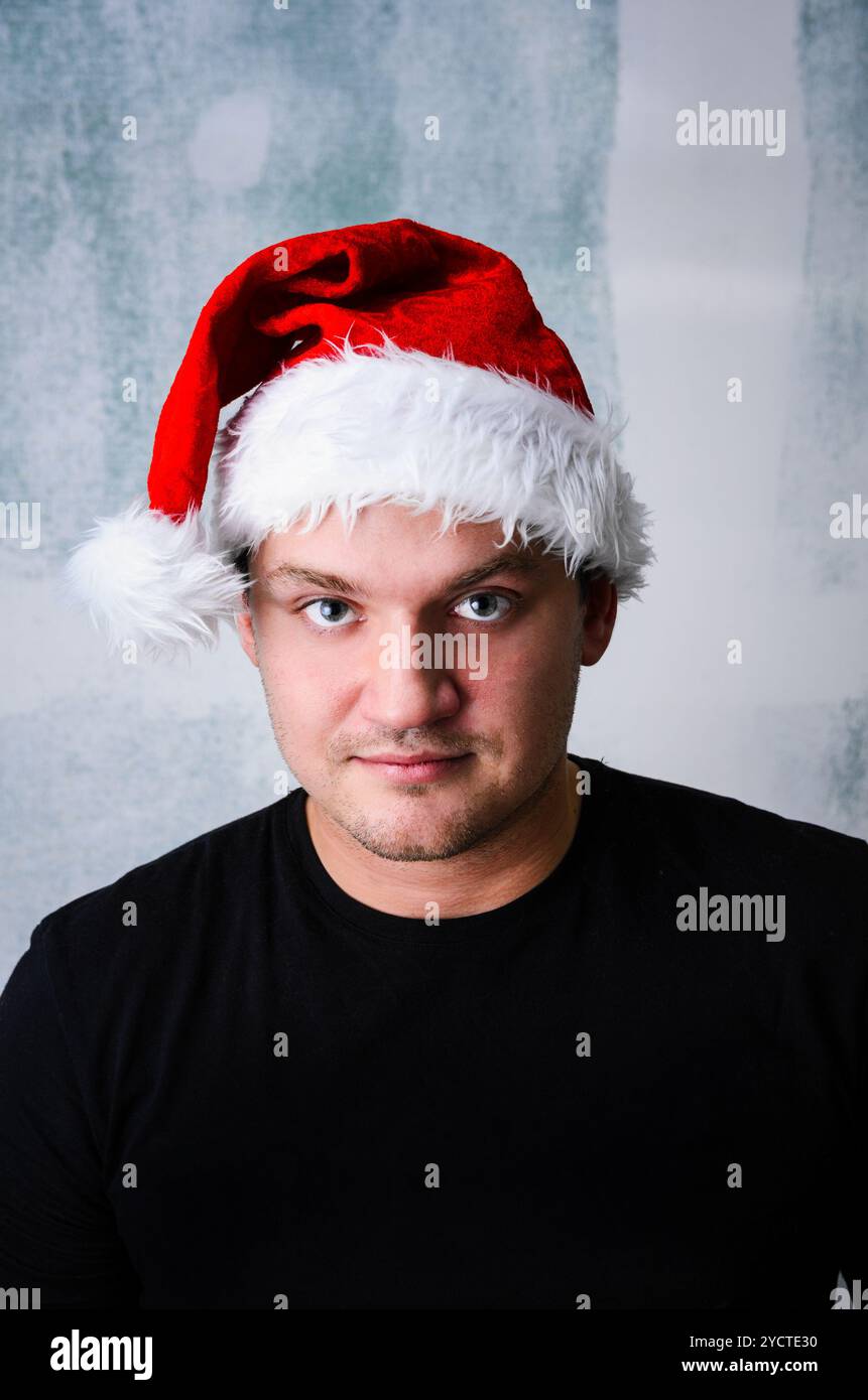 Happy santa man hi-res stock photography and images - Alamy