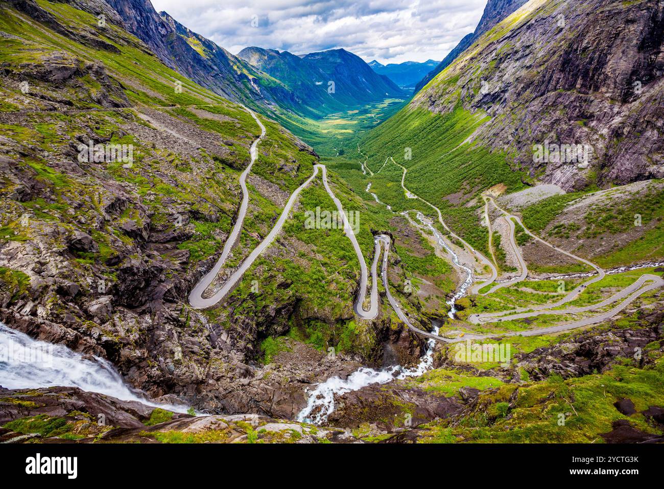 Troll road lookout Stock Photo - Alamy