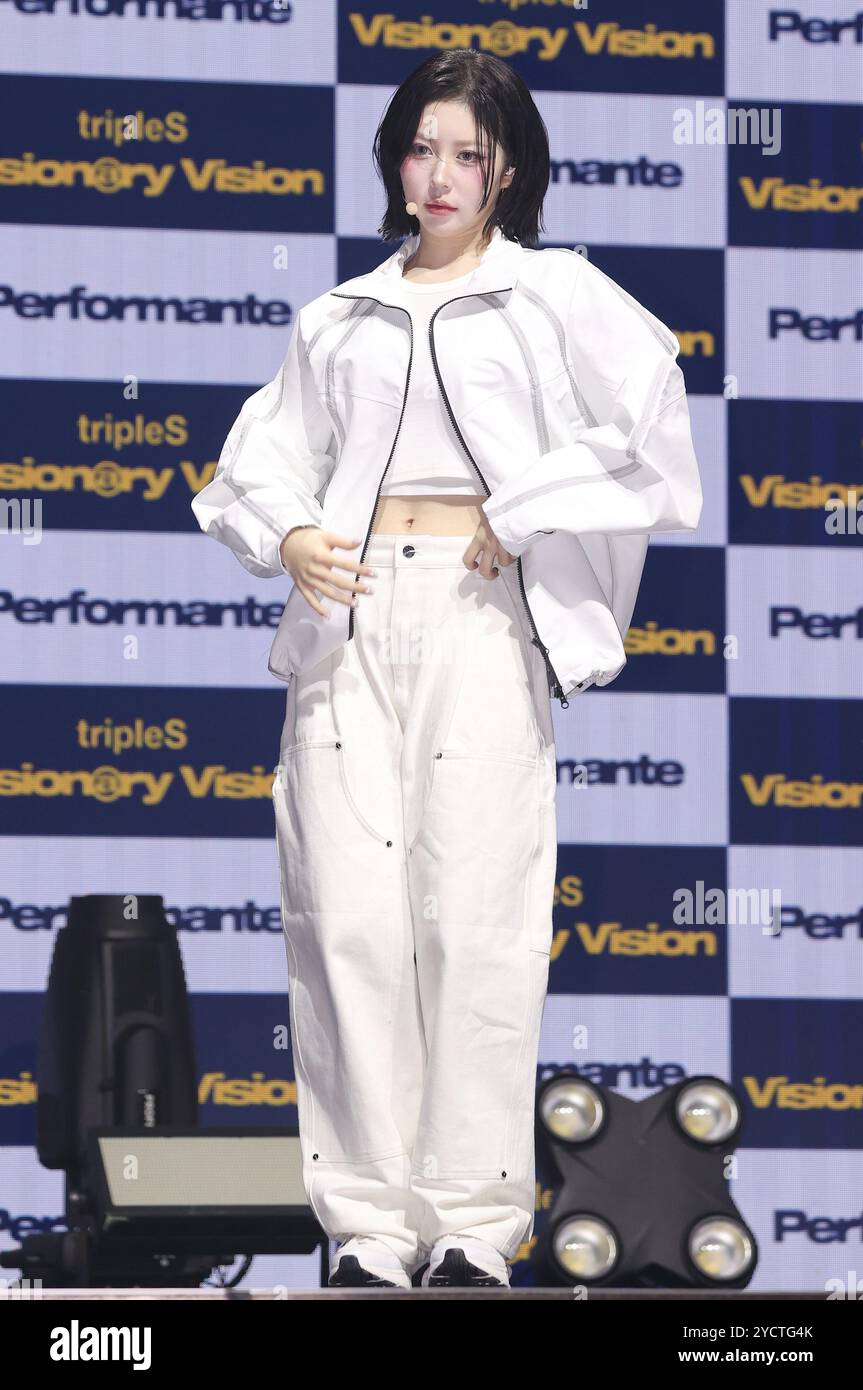 24th Oct, 2024. S. Korean girl group tripleS Jung Hye-rin, a member of ...