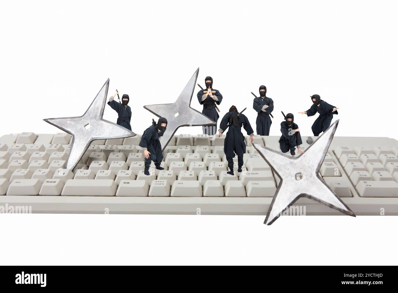 Ninja shuriken Cut Out Stock Images & Pictures - Alamy