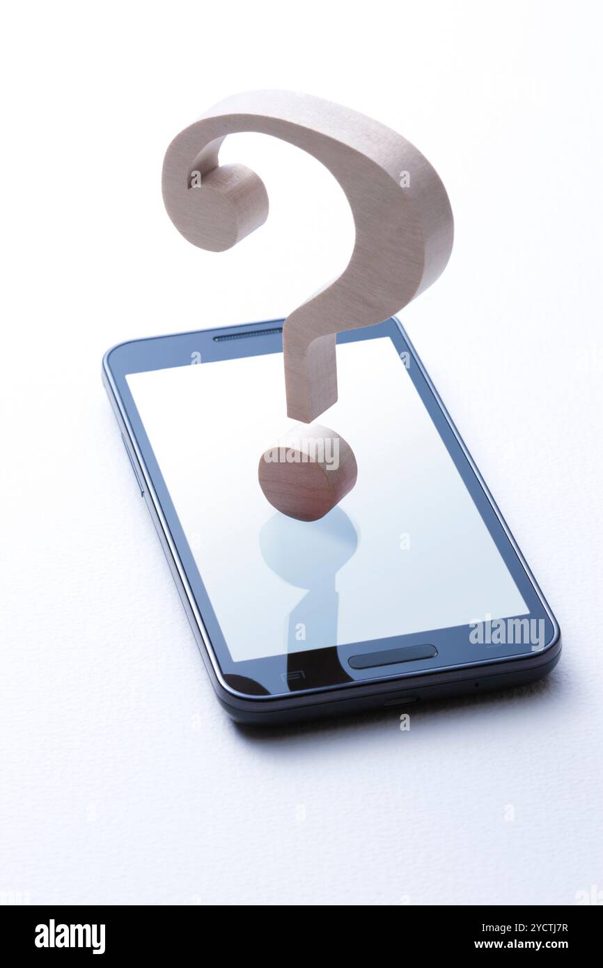 Question mark phone hi-res stock photography and images - Alamy
