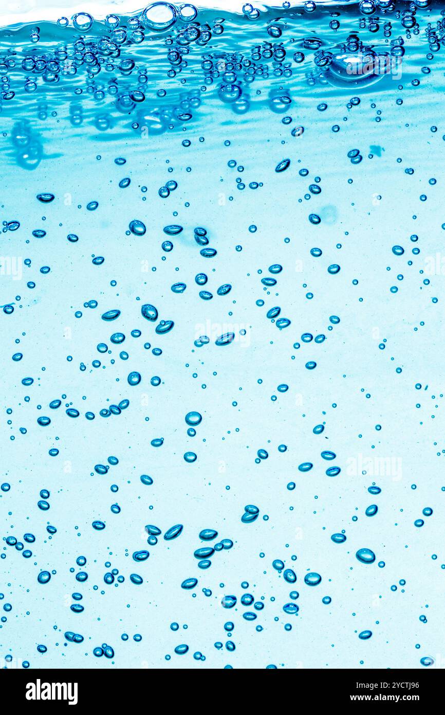 Water bubbles close up white hi-res stock photography and images - Alamy