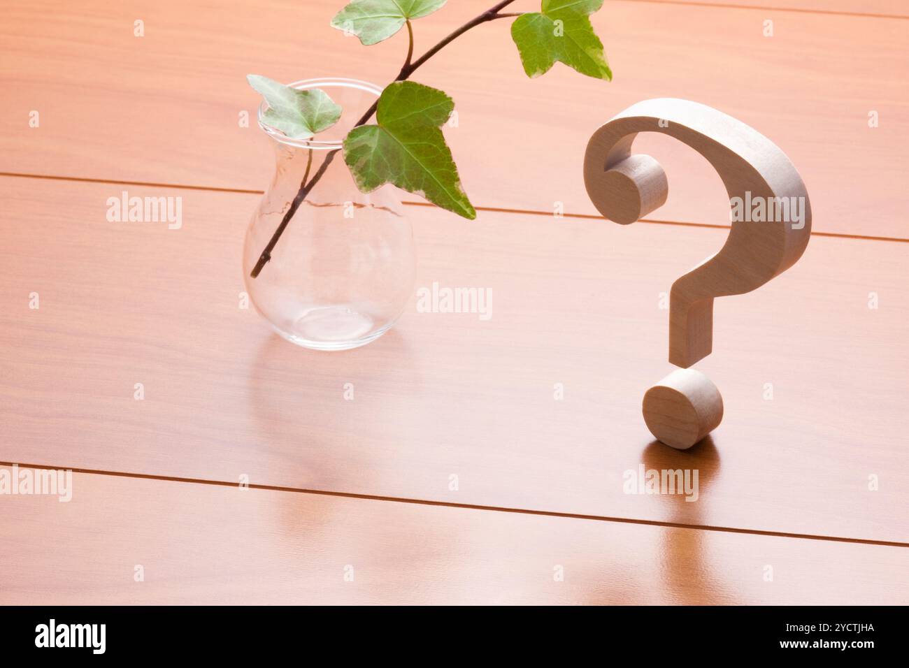 Wood carving question mark Stock Photo - Alamy