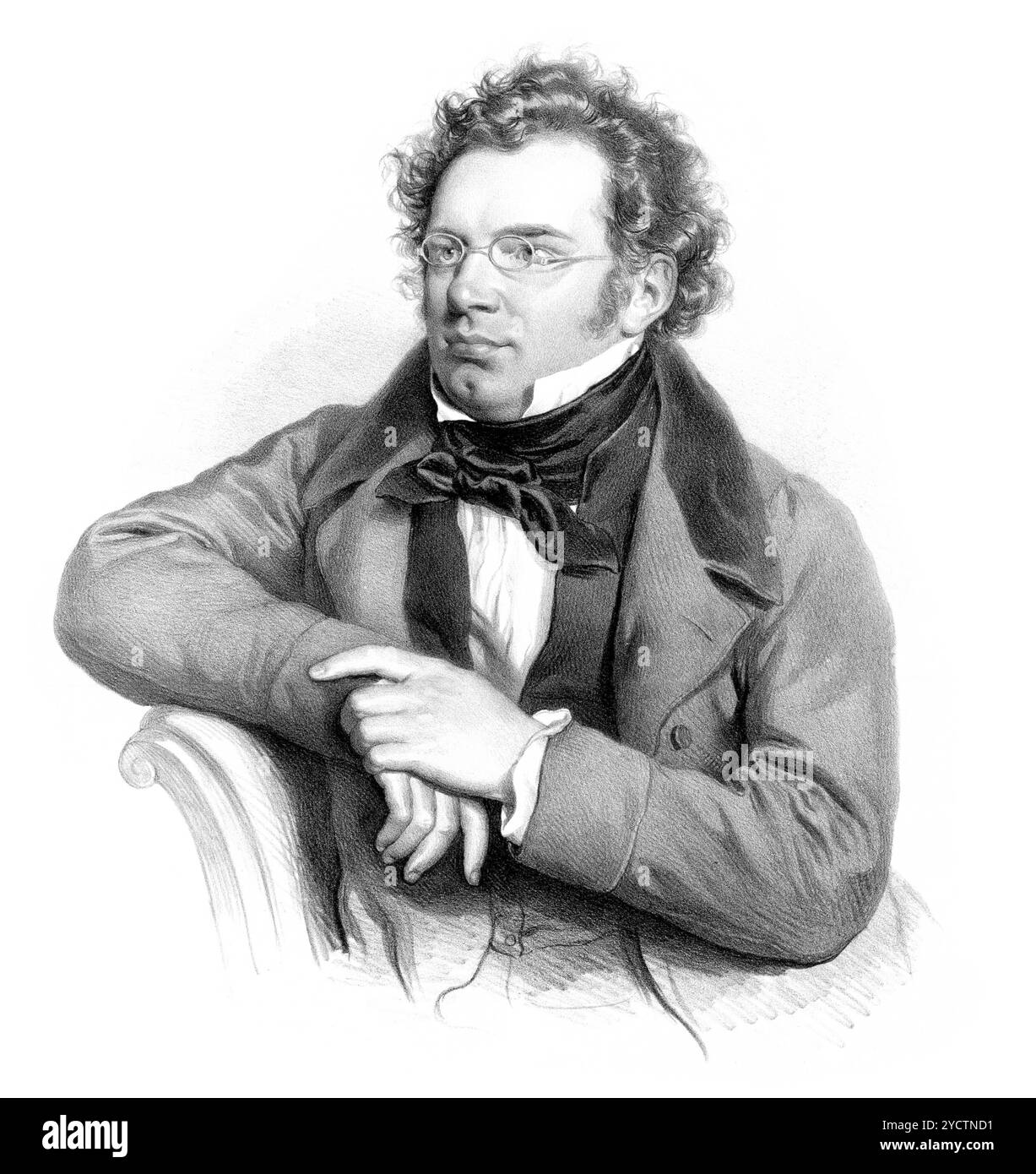 Franz schubert portrait drawing hi-res stock photography and images - Alamy