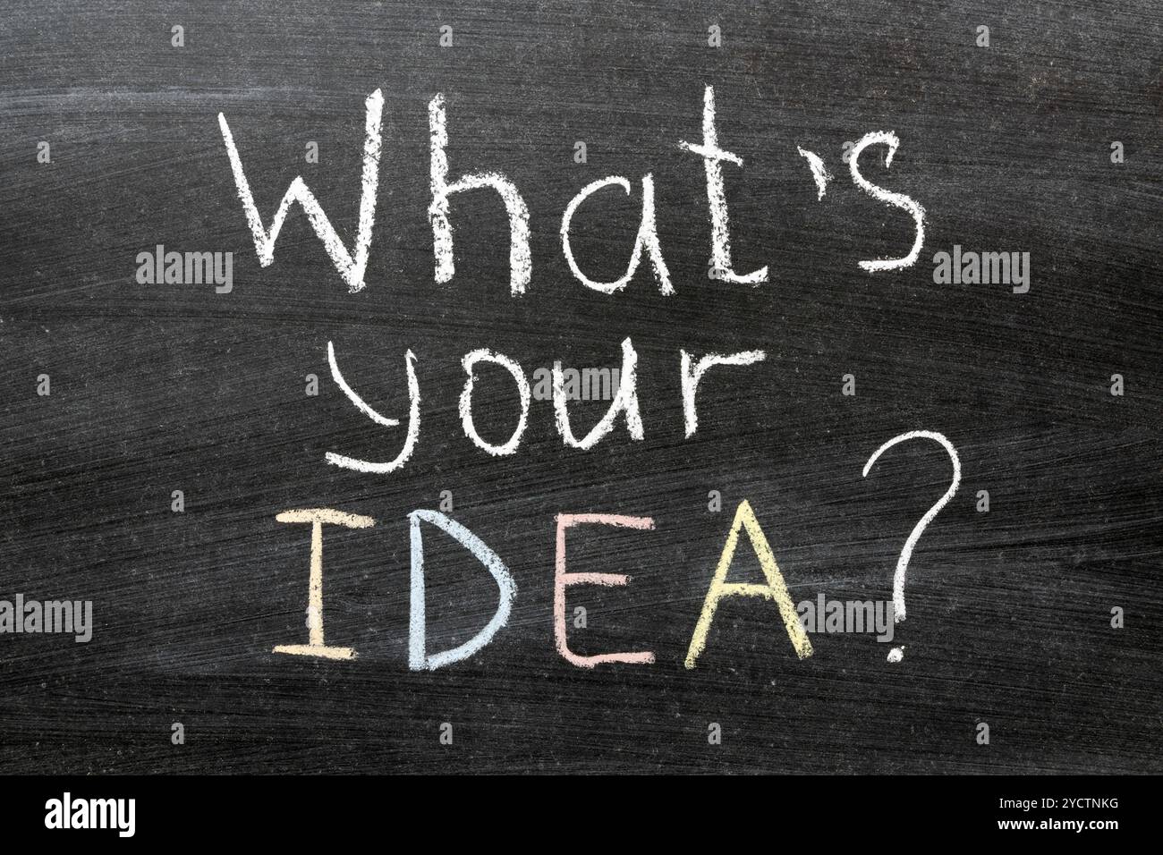 What is your idea Stock Photo - Alamy