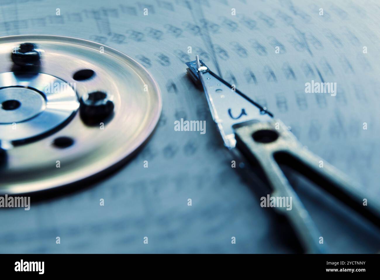 concept image of HDD made from vintage paperboard programming cards ...