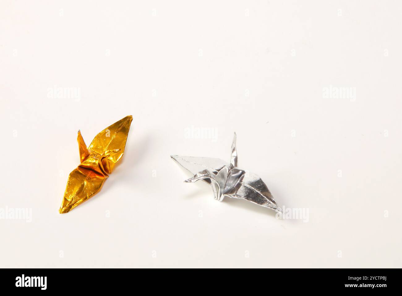 Small origami cranes Stock Photo - Alamy