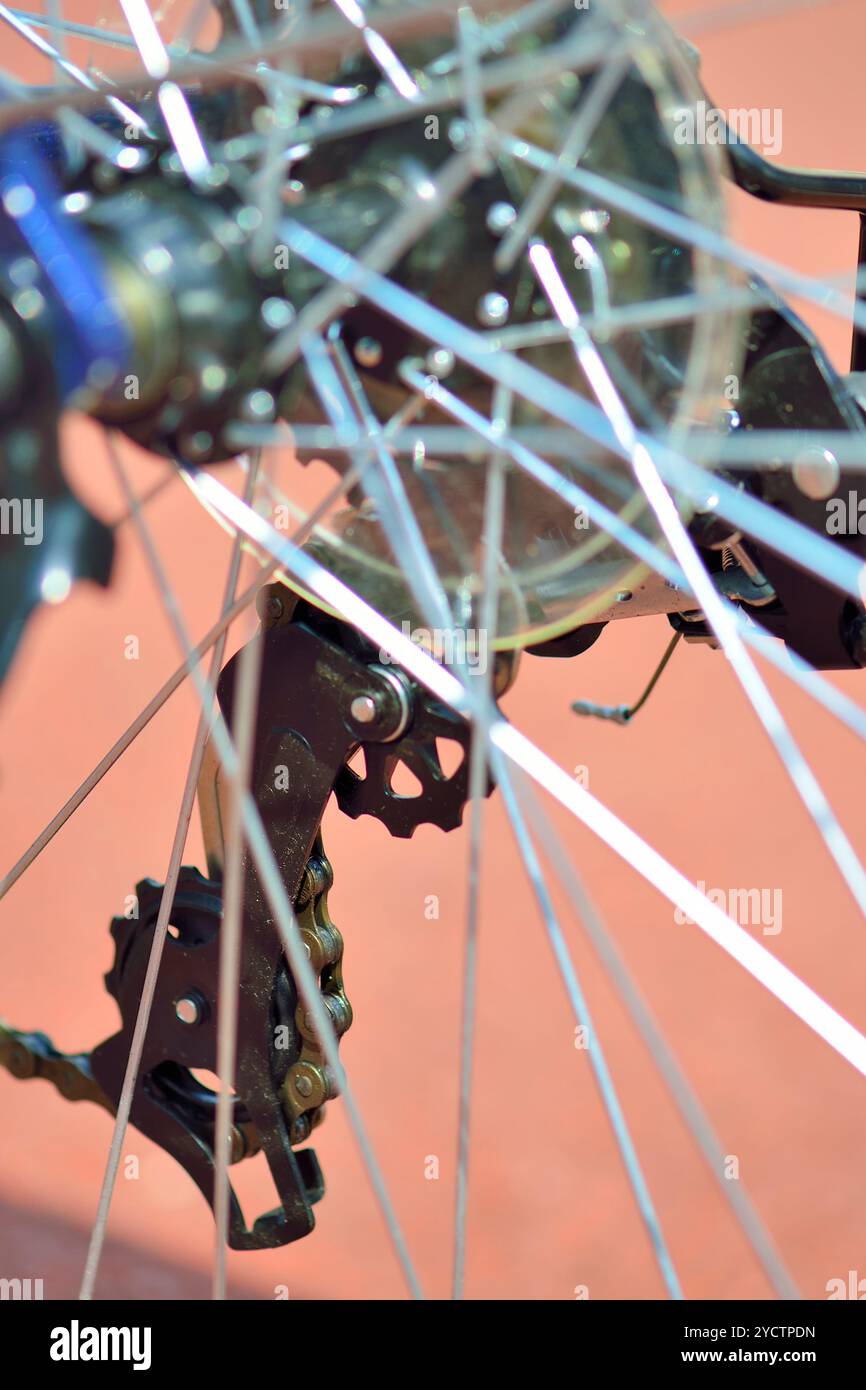 Variable gears on a bicycle Stock Photo - Alamy