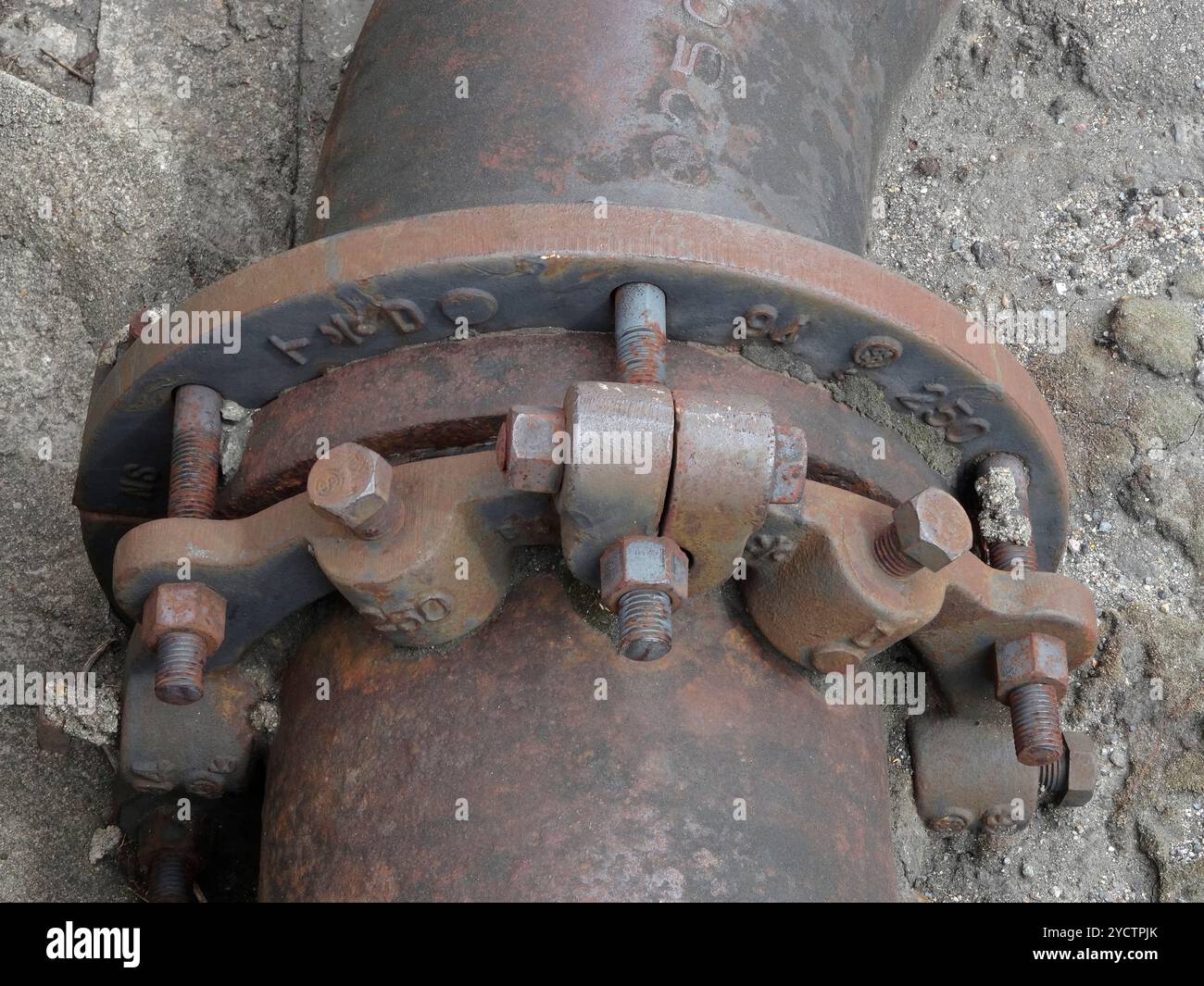 Underground buried water pipes Stock Photo - Alamy