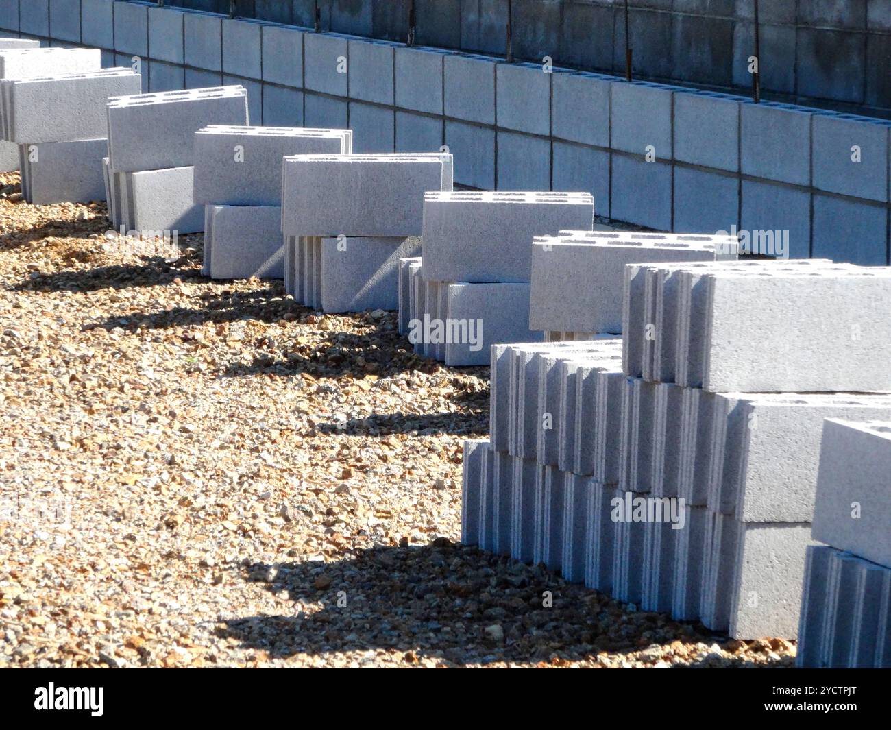 Stacked concrete blocks hi-res stock photography and images - Alamy