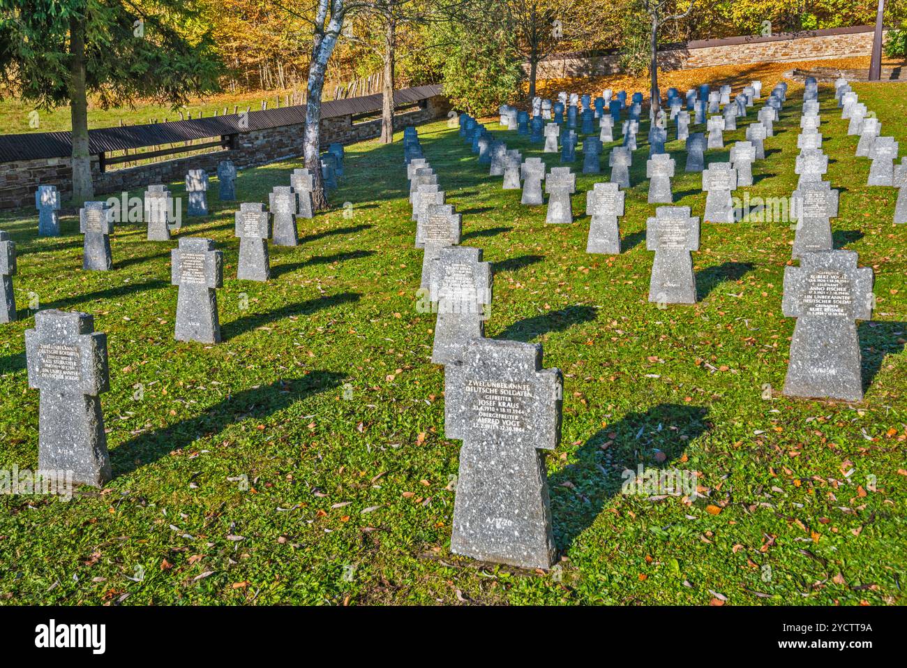 German Soldiers World War II cemetery, killed in Dukla Pass battle, in ...