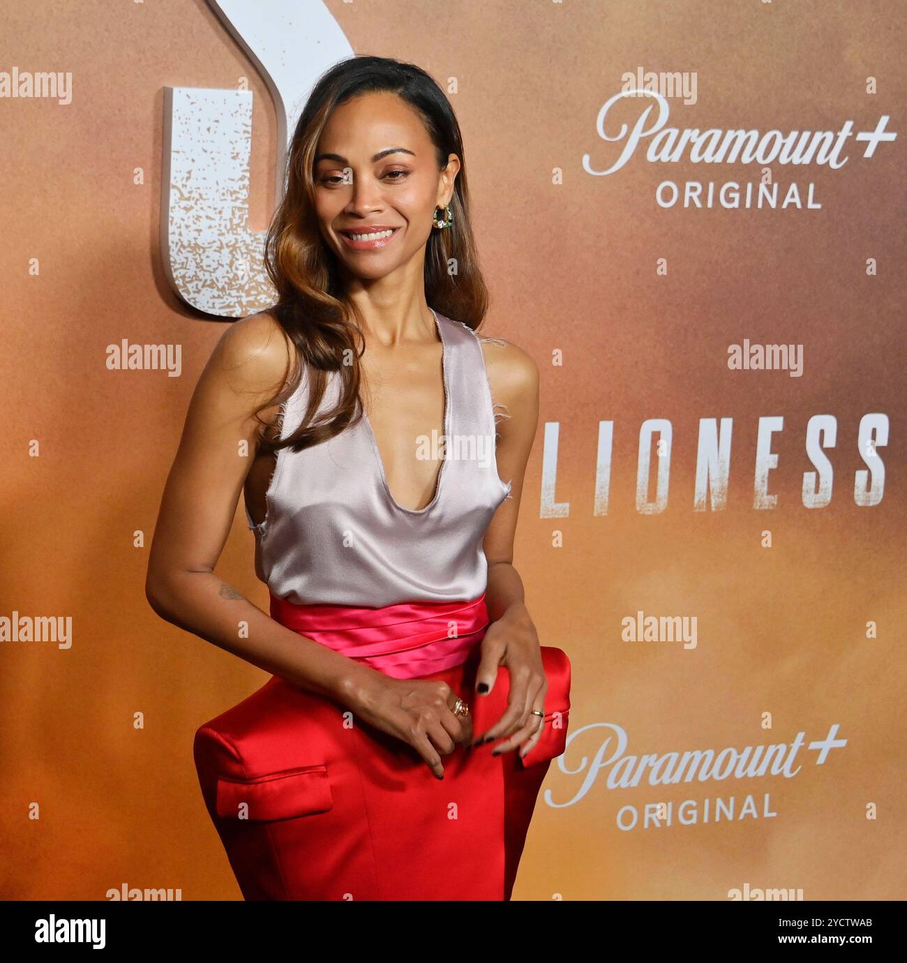 Special ops lioness zoe saldana hi-res stock photography and images - Alamy