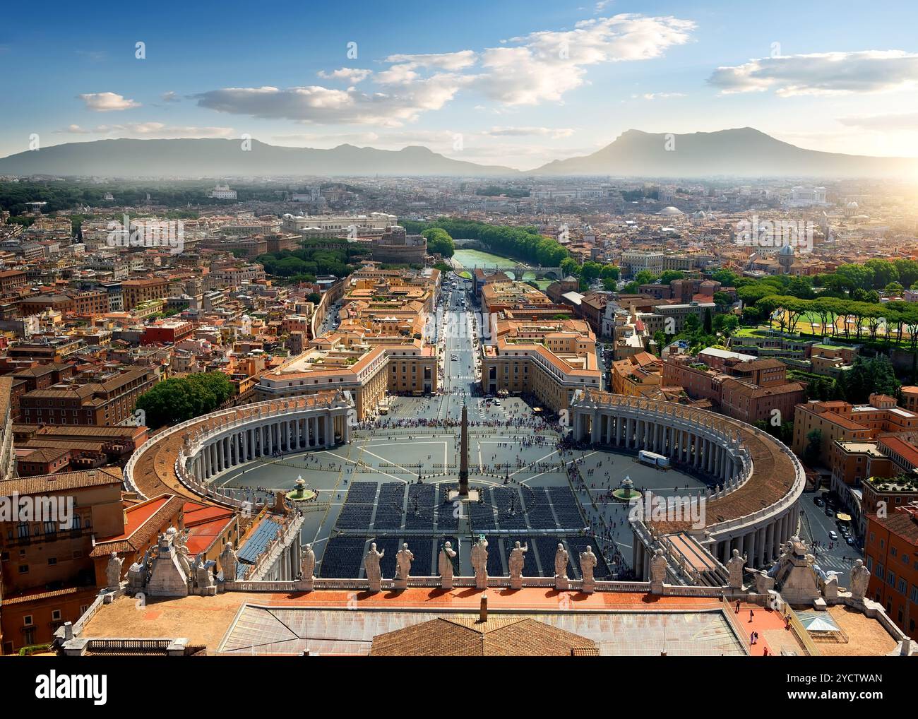 Aerial view of vatican city hi-res stock photography and images - Alamy